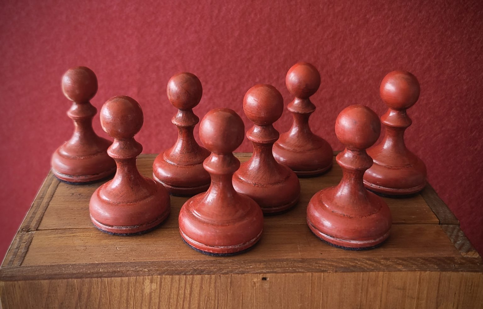*SOLD* Rubrum Diabolis (Red Devils); Large Czech Club Chess Set, ‘Ceska ...