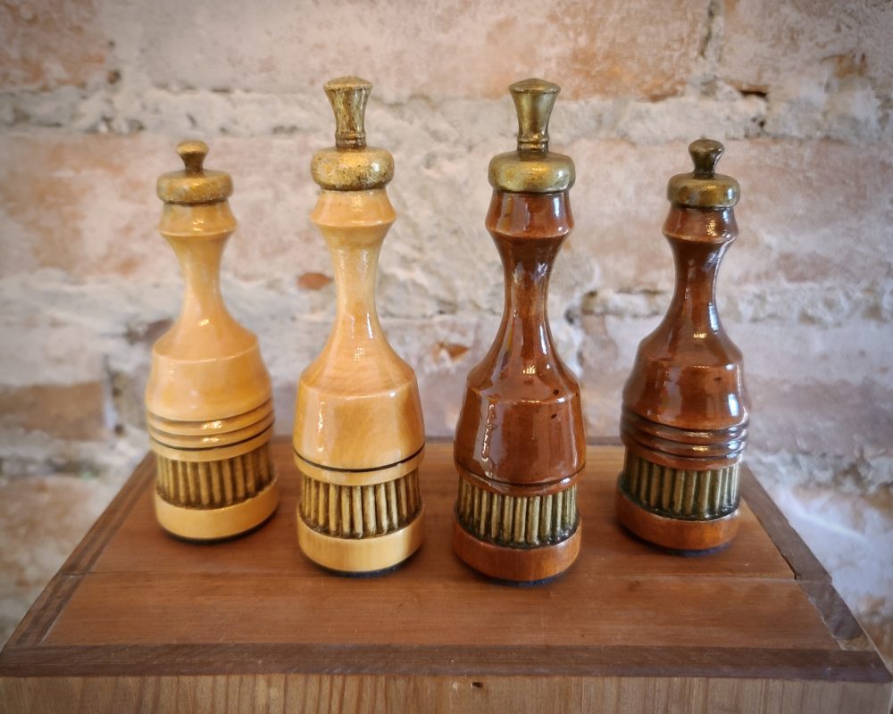 *SOLD* Somni Magnus (Sleeping Giants); Kyrgyzstan ‘Rib-Barrel’ Chessmen ...
